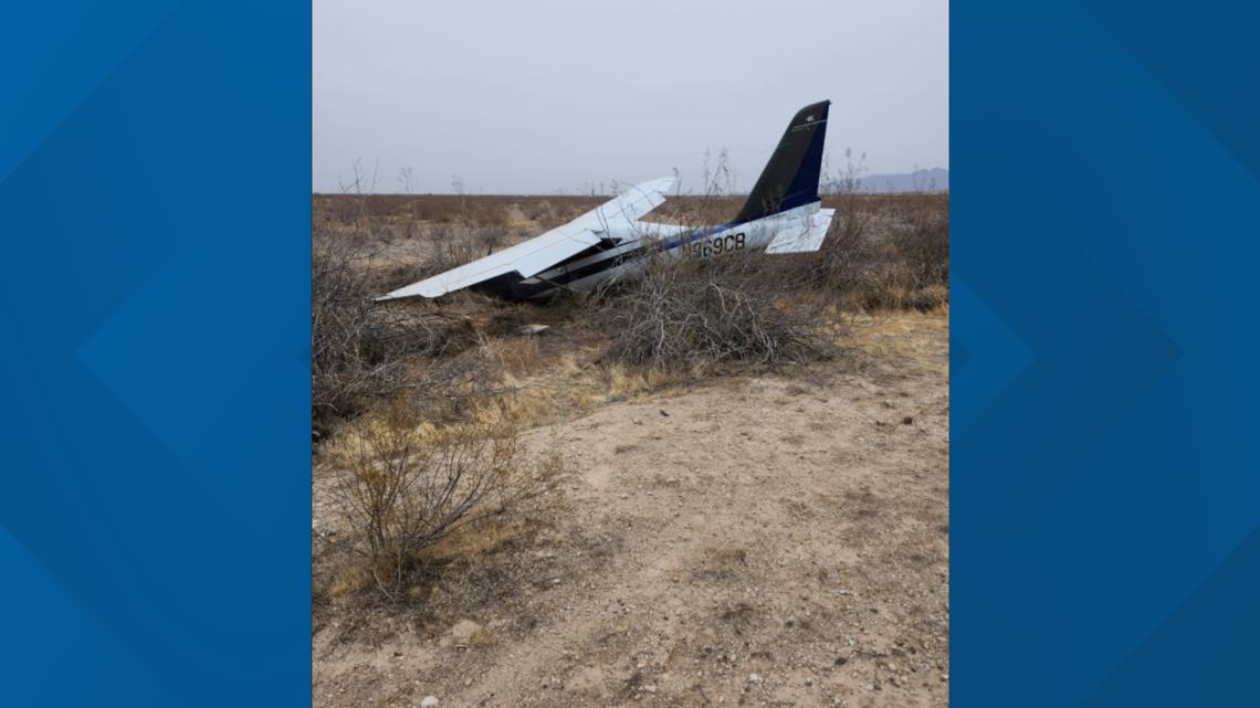 Three people on board plane that crashed off runway in Buckeye | 12news.com