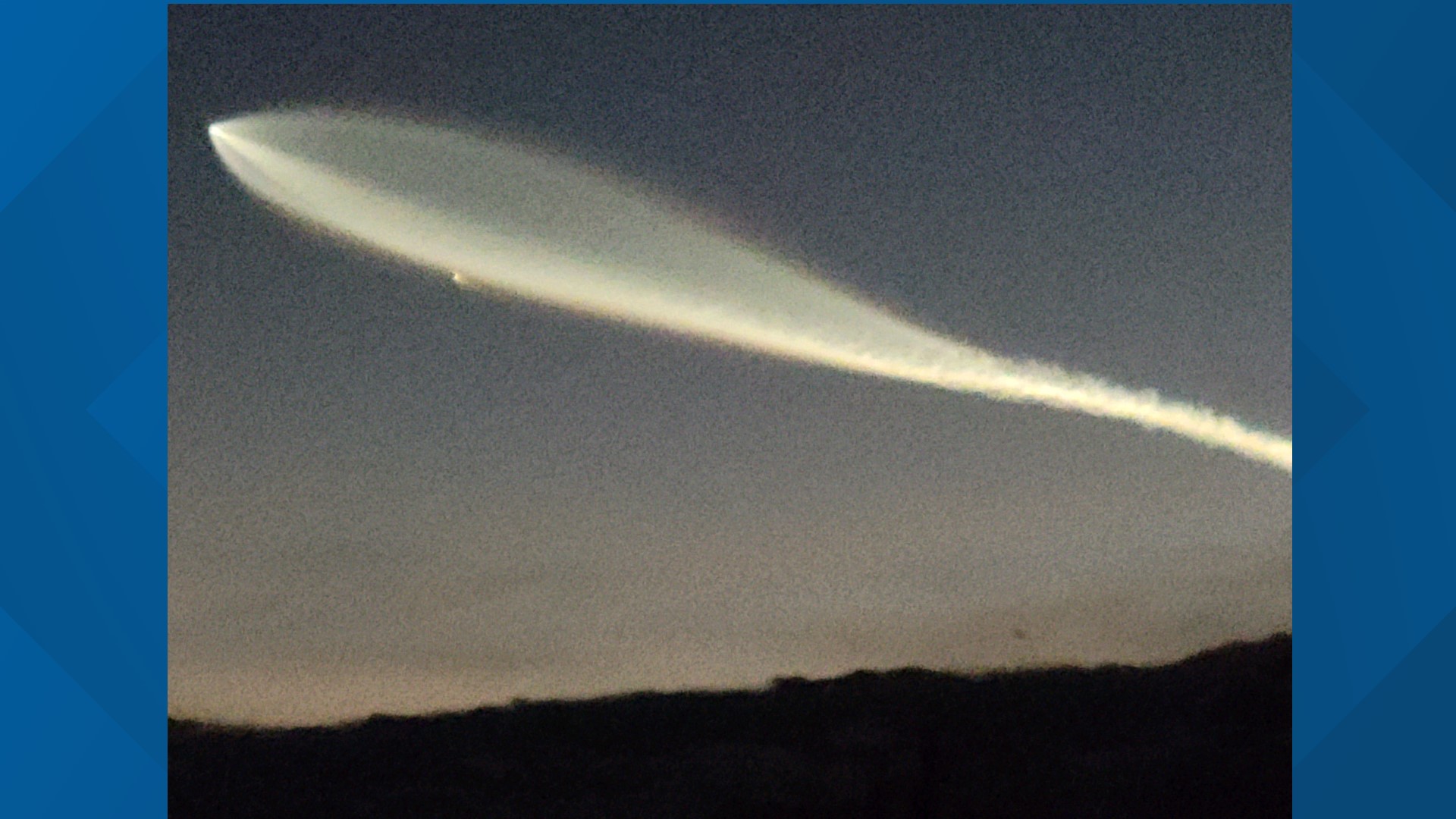 Rocket launch from California seen in Arizona | 12news.com