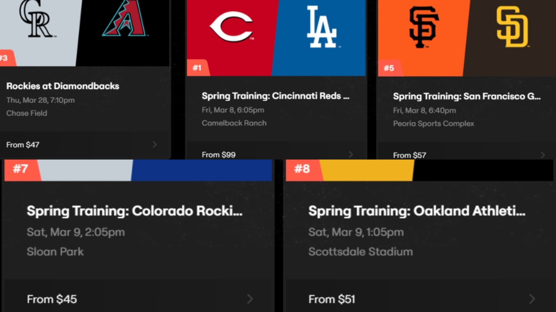 Spring training ticket prices going for hundreds in Arizona | 12news.com