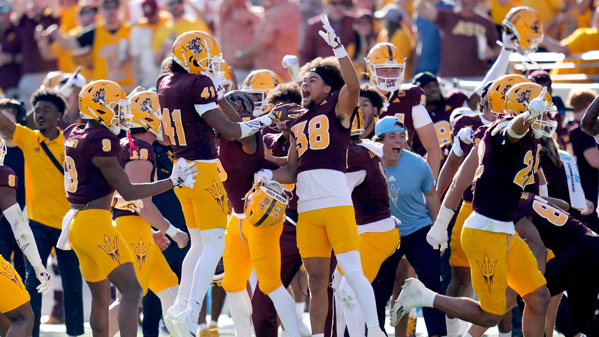 ASU hits No. 14 in AP Top 25, best ranking since 2014 | 12news.com