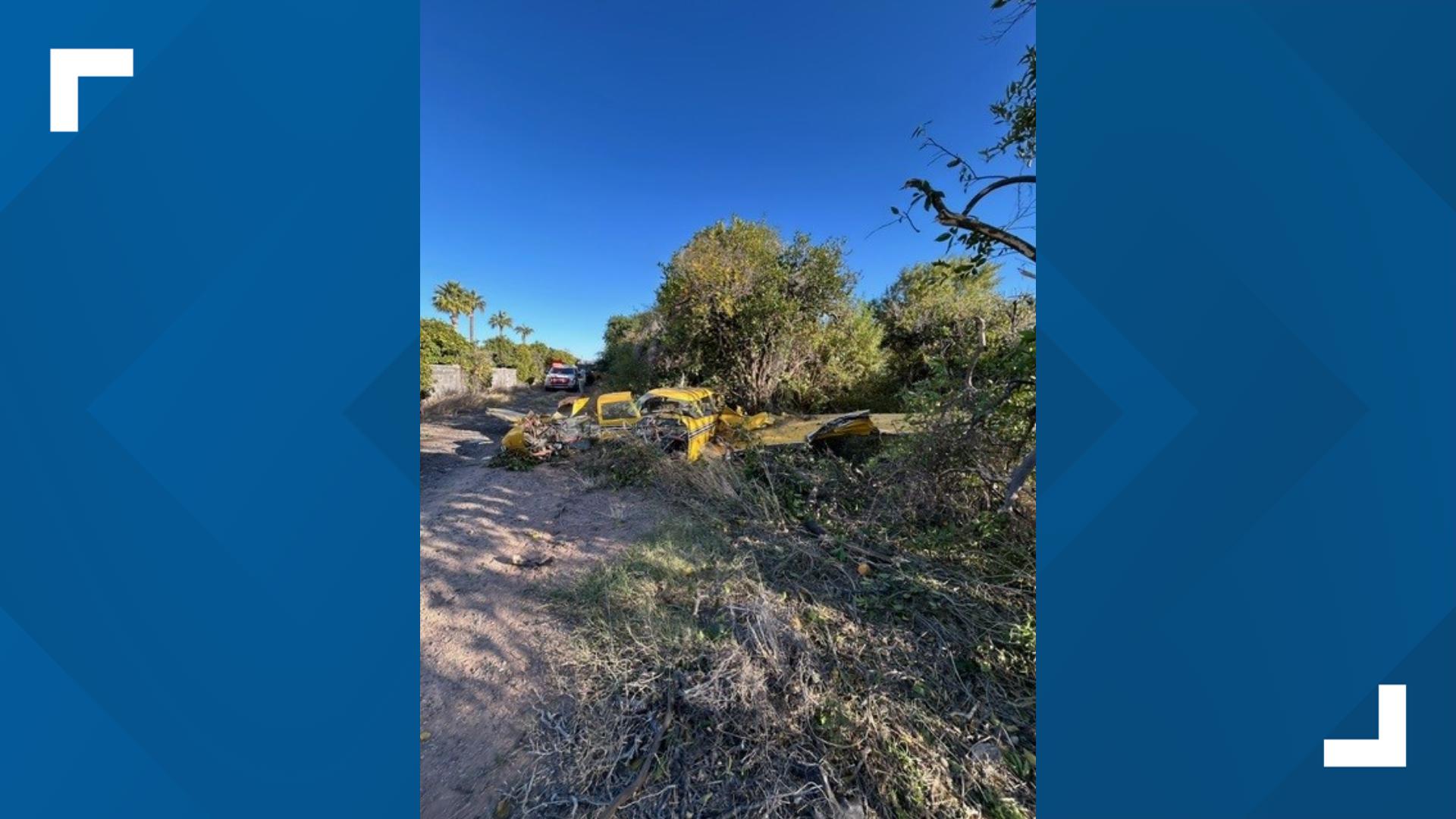 Plane crashes into field in Mesa, Arizona | 12news.com