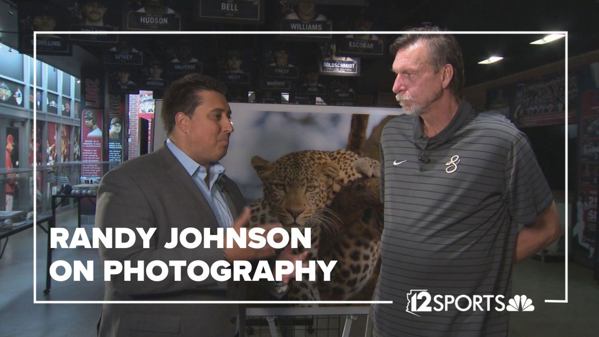 Randy Johnson shows off photography skills during Chase Field exhibit ...