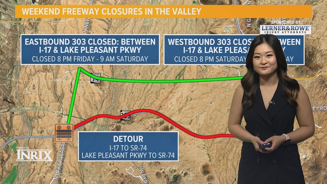Phoenix weekend traffic report for July 28-31 | 12news.com