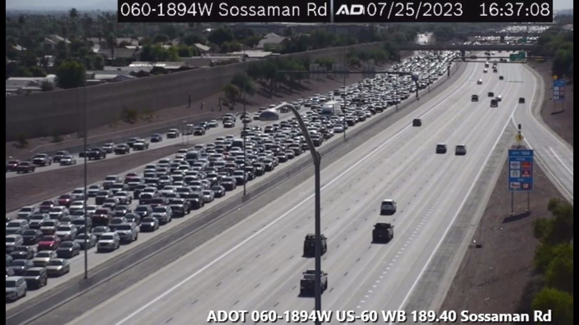 Crash on US 60 in Mesa | 12news.com