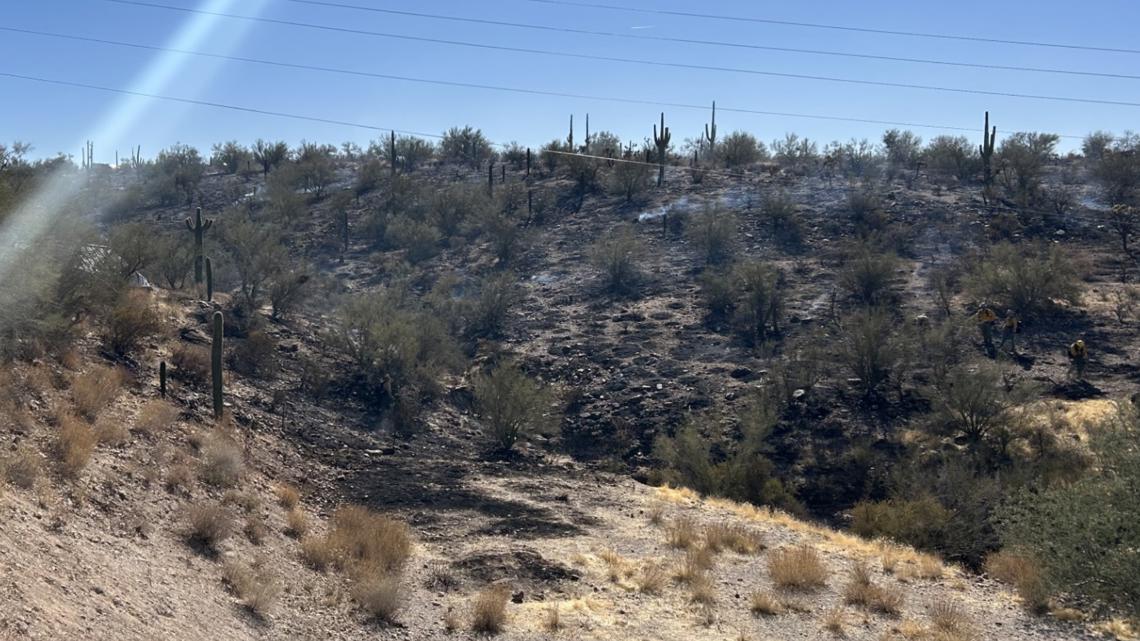 Queen Valley residents back to 'SET' status as crews fight brush fire ...