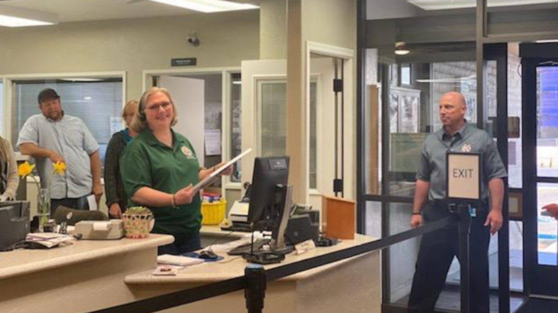 Kingman city employee credited with saving life of customer | 12news.com