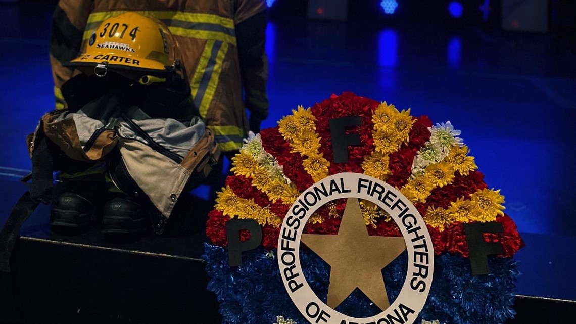 Phoenix firefighter memorialized in Peoria | 12news.com