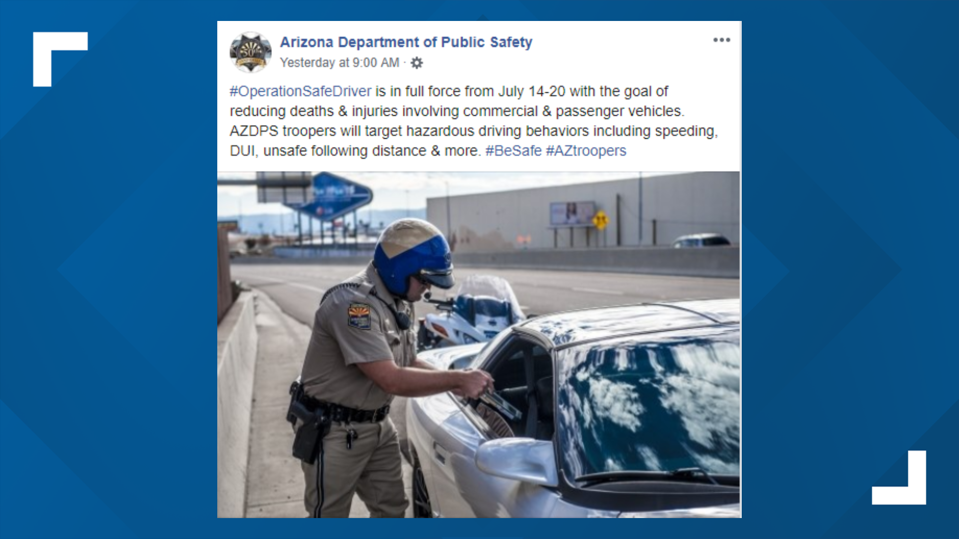 DPS launches operation targeting dangerous driving | 12news.com