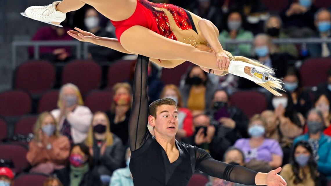 Brandon Frazier skater 2022 Winter Olympics pairs | 12news.com