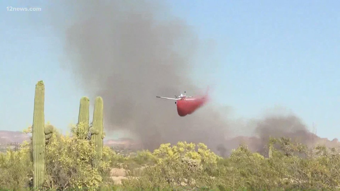 Apache Junction brush fire evacuations lifted | 12news.com