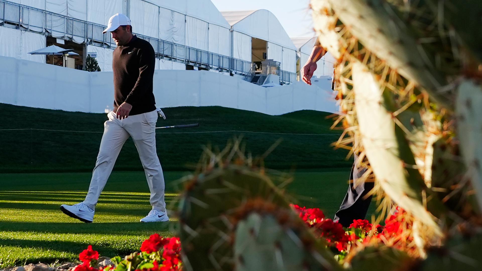 Scottie Scheffler reunites with caddie from U.S. Junior Amateur at WM ...