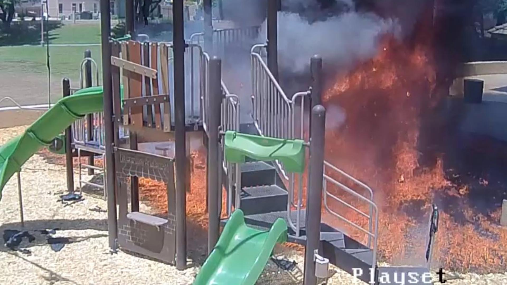 Teen arrested for fireworks-related fire at West Valley playground ...