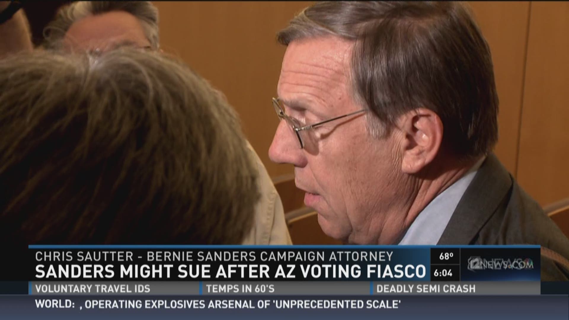 Bernie Sanders' lawyer compares Arizona primary to Florida's 2000 ...