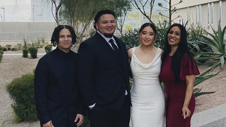 Jeremiah Aviles' family mourn loss during his graduation | 12news.com