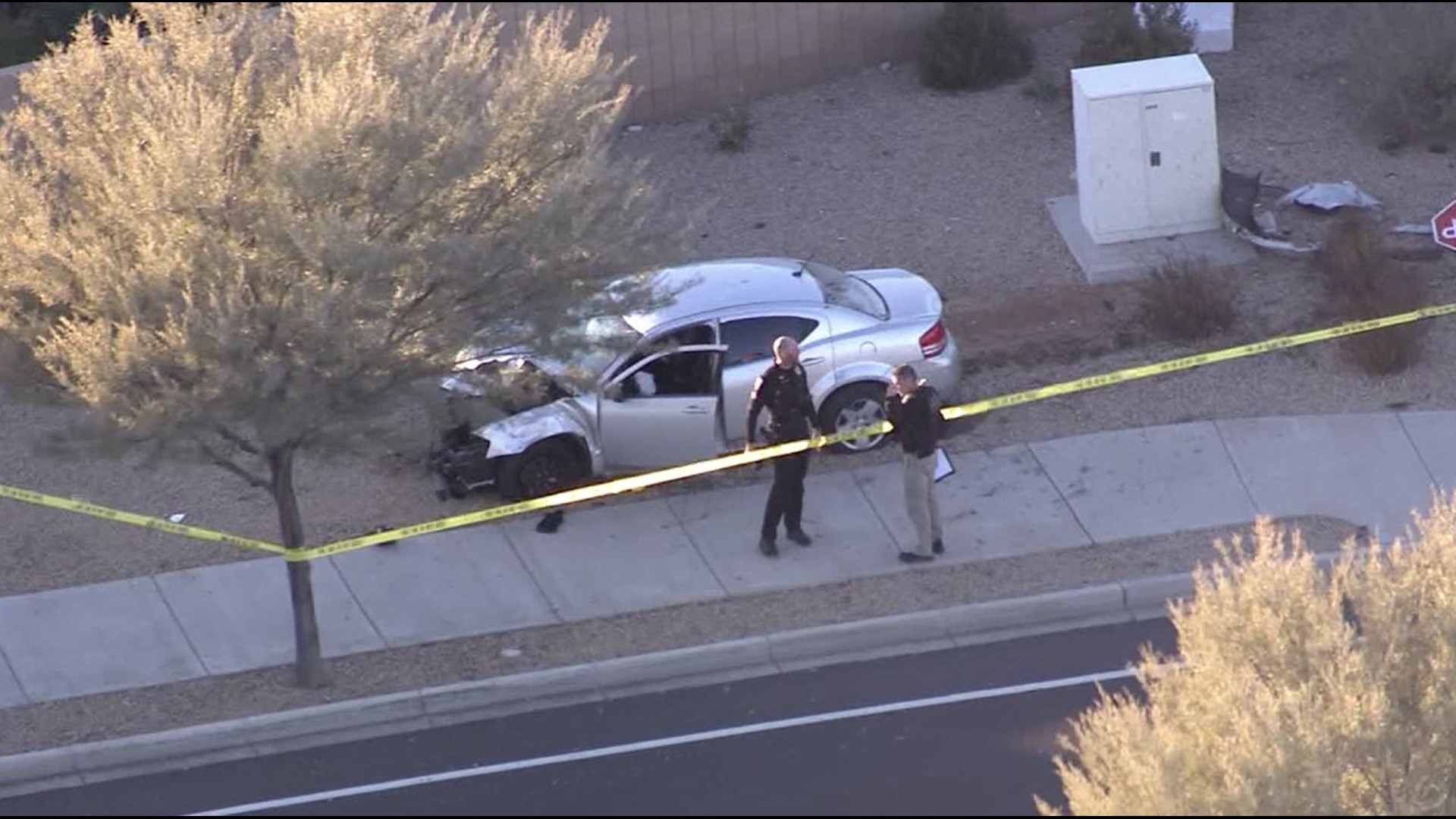 Man injured in drive-by shooting and crash in Goodyear | 12news.com