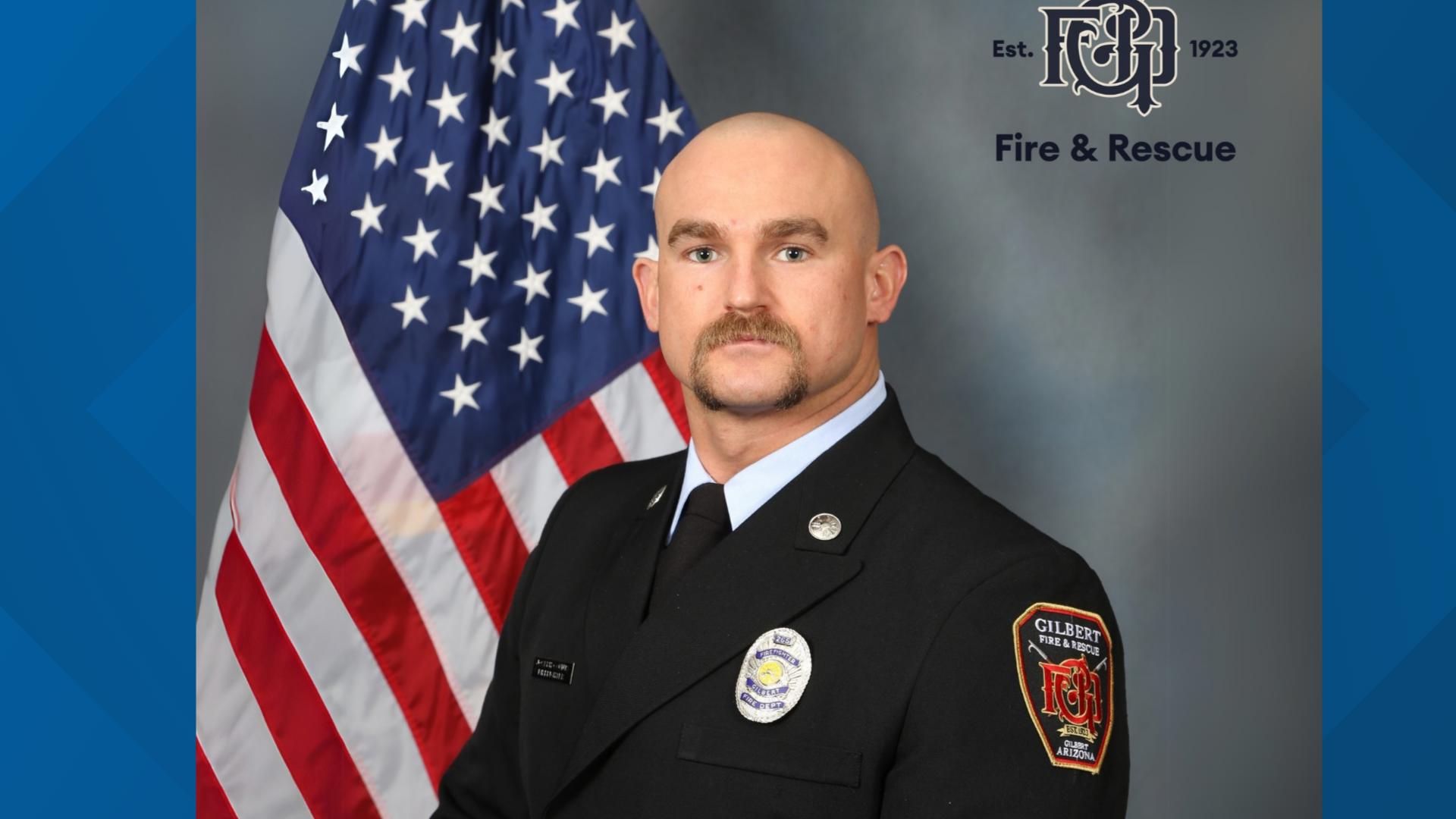 Fire department mourns loss of Gilbert firefighter | 12news.com