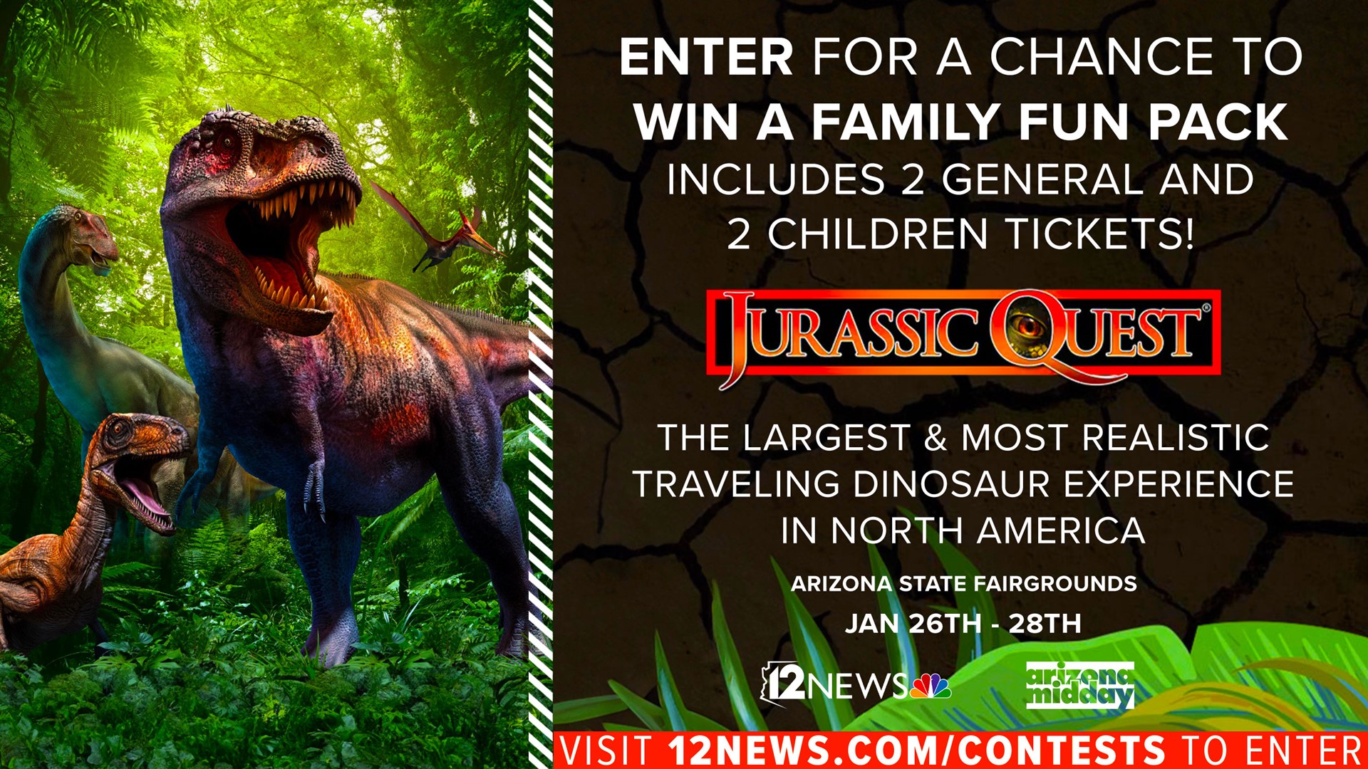 Win tickets to Jurassic Quest | 12news.com