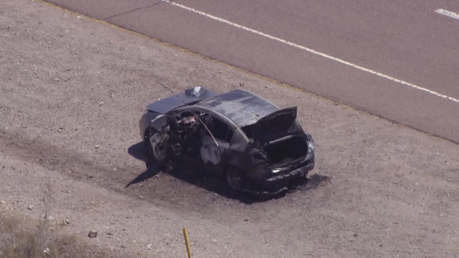 Body found in burned vehicle in West Valley | 12news.com