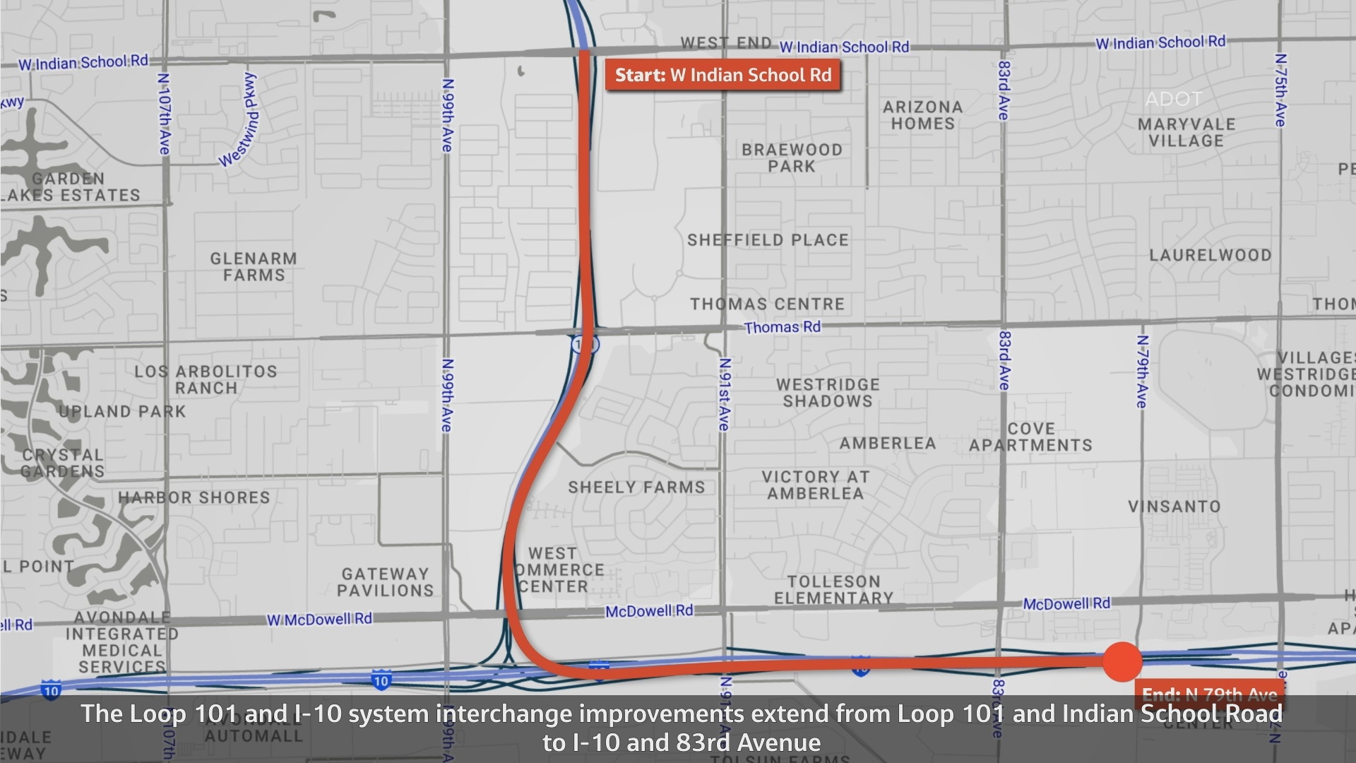 West Valley commuters to see relief as ADOT plans 101, I-10 Interchange ...