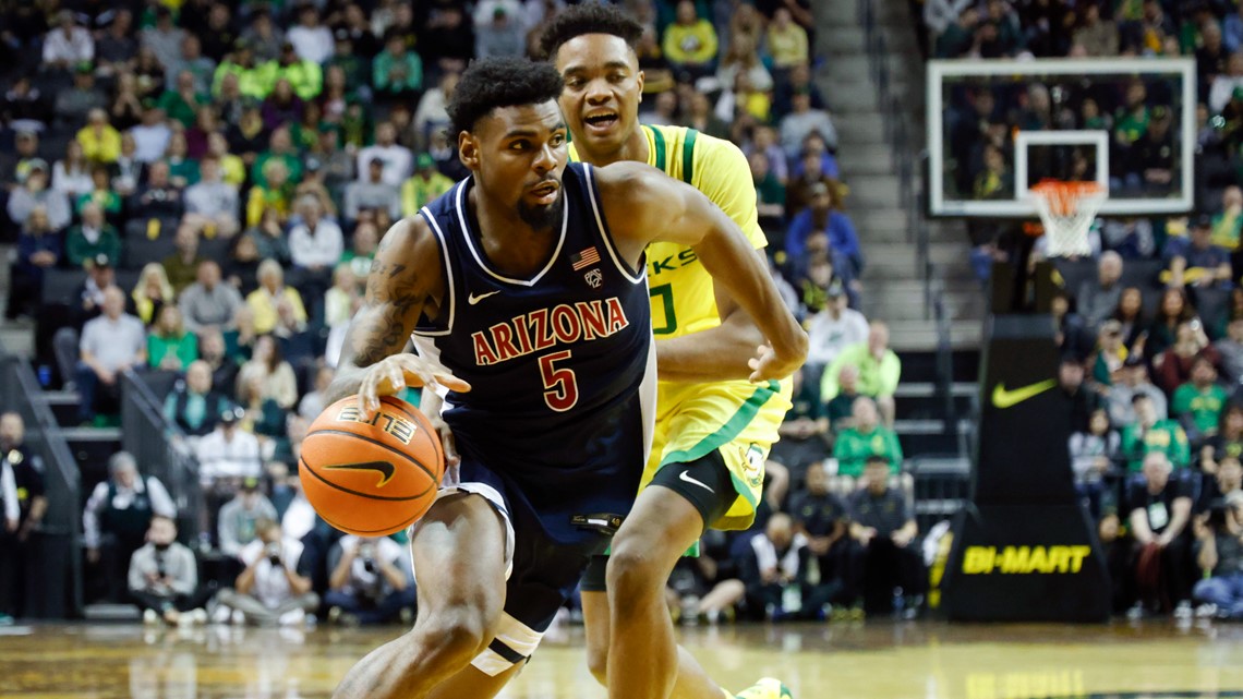 No. 9 Arizona gets win over Oregon 87-78 | 12news.com
