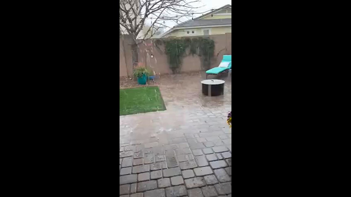 Harper out in small hail in Eastmark | 12news.com