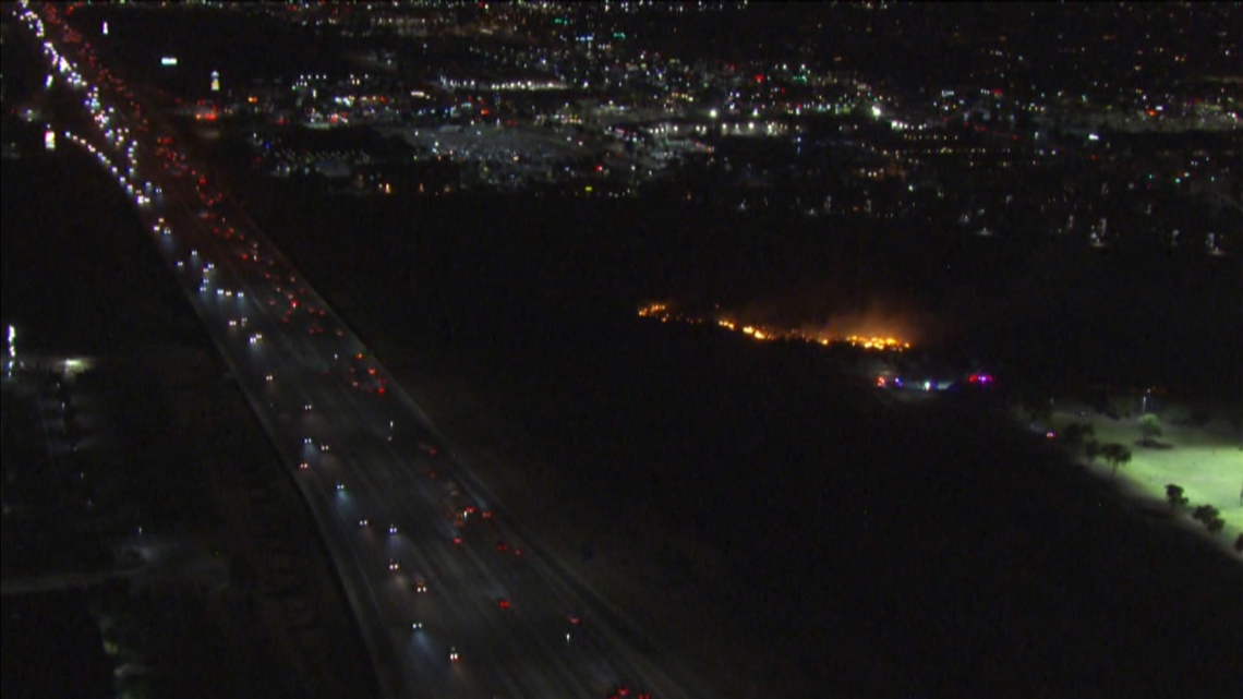 Brush fire contained in Gila River in Avondale | 12news.com