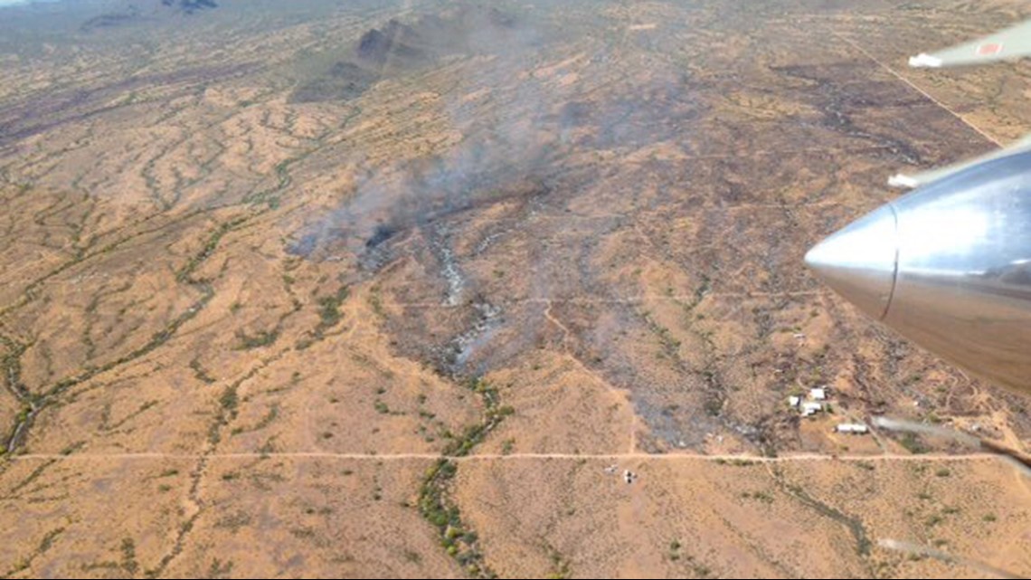 Patton Fire near Wickenburg fully contained, burned 570 acres | 12news.com