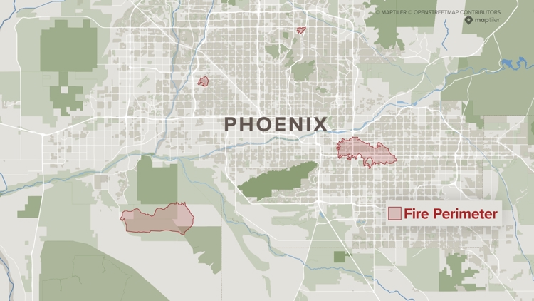 Putting the size of California wildfires in context for Arizona ...