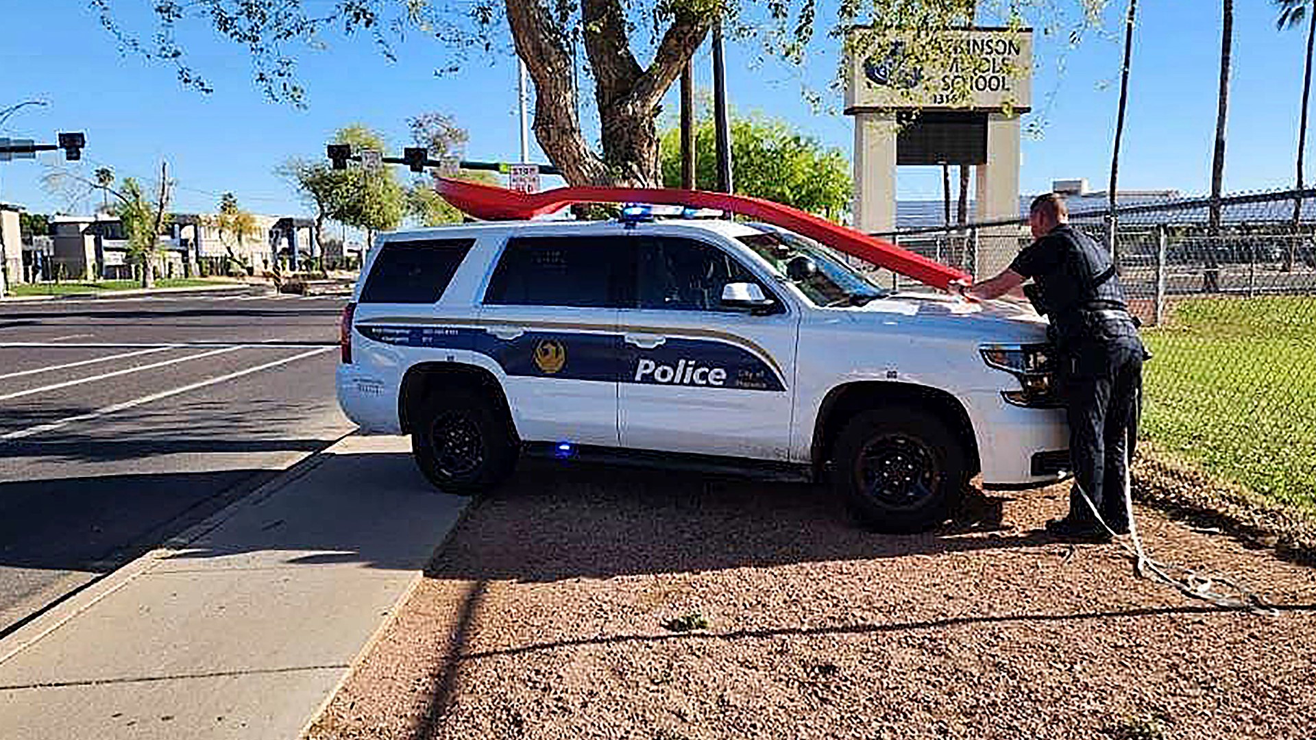 Spoon spotted: Arizona Dairy Queen's big red spoon found | 12news.com