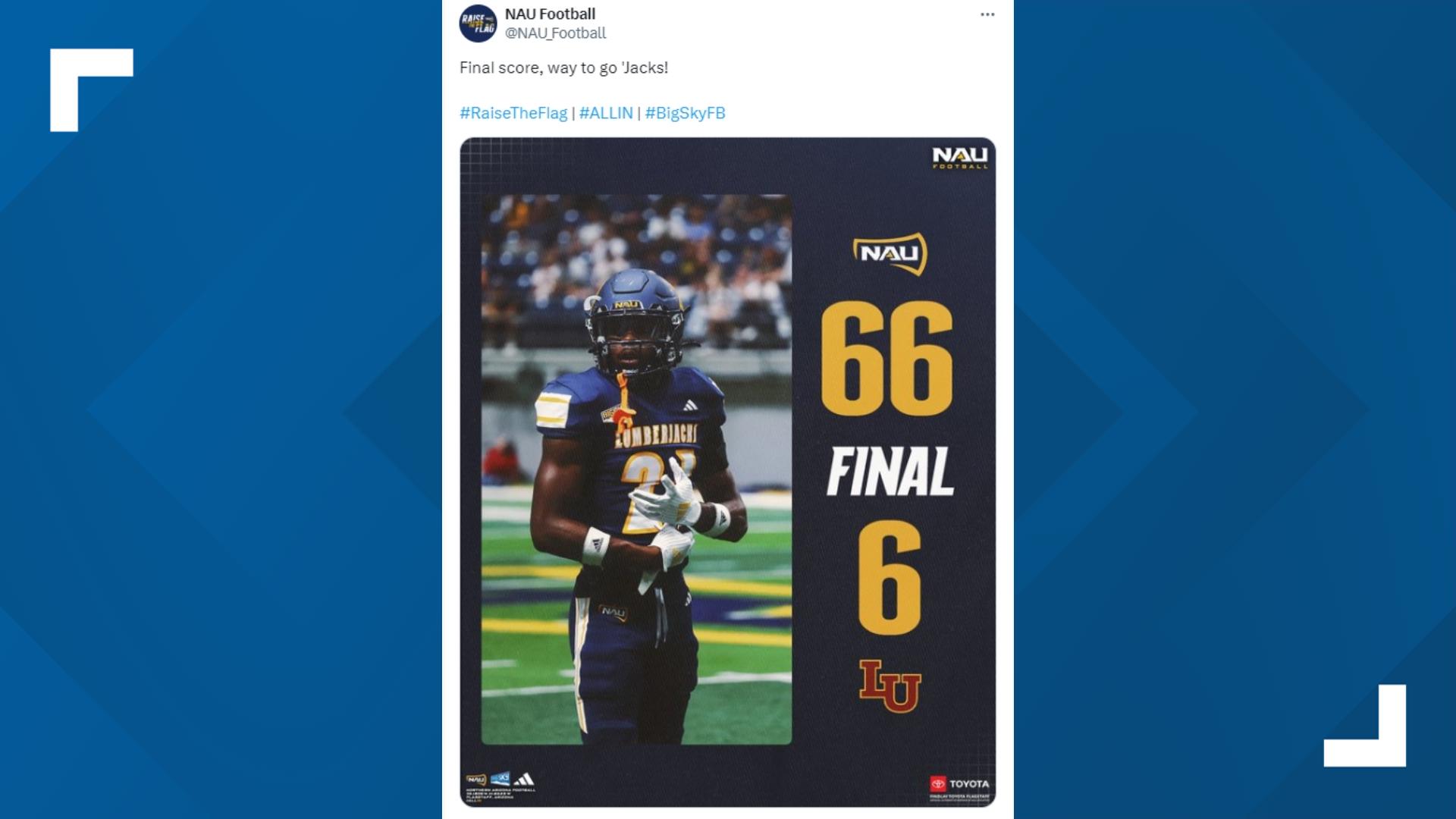 Northern Arizona scores on 8 straight possessions, swamps independent ...