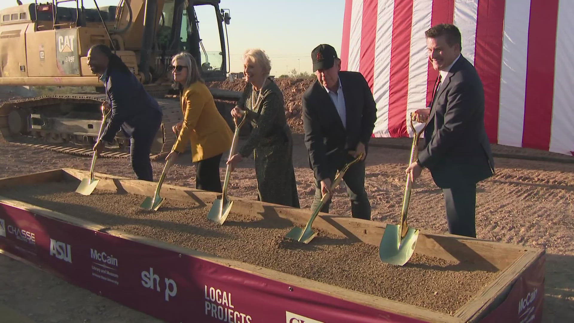 Arizona leaders break ground on John McCain Library and Museum at ASU ...