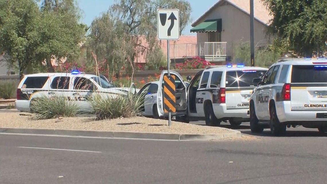 Glendale Pd Fleeing Suspect Crashes Vehicle Into Responding Officer