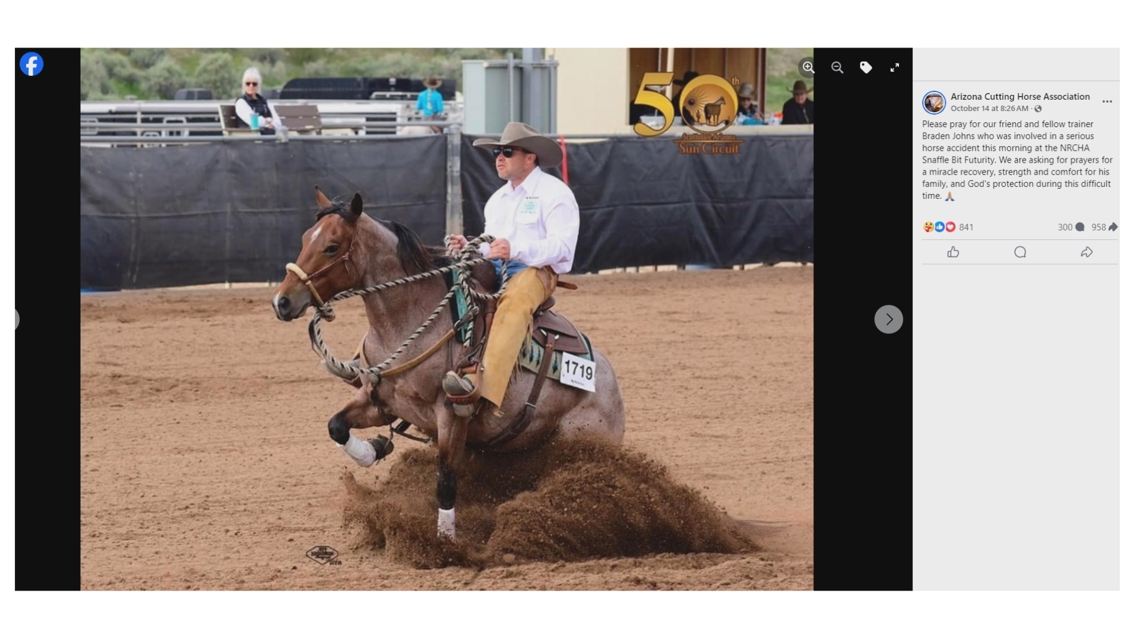 Arizona cowboy seriously hurt in Texas event | 12news.com