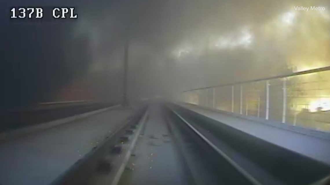 New video gives different look at 2020 Tempe train derailment | 12news.com