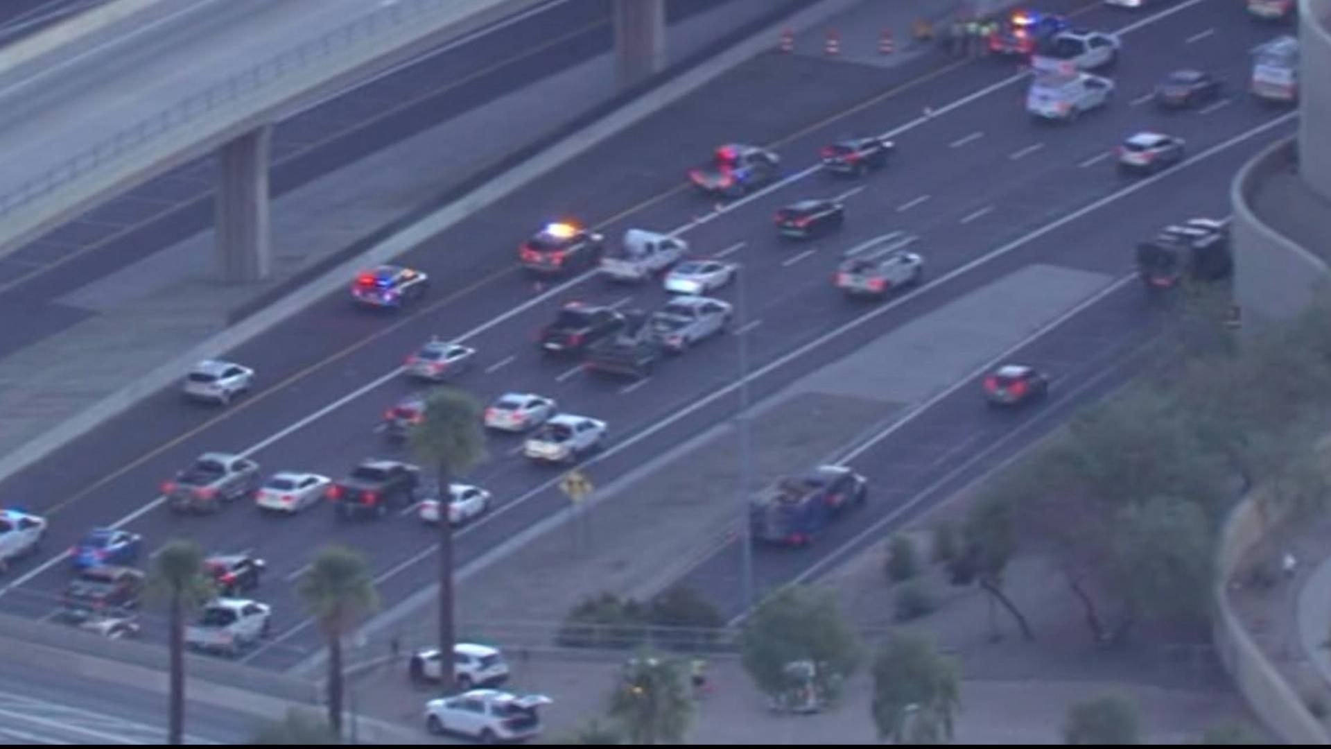 1 dead after motorcycle crash at I-10 tunnel in Phoenix | 12news.com