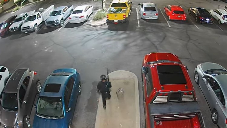 Footage shows suspect during deadly Phoenix shooting rampage | 12news.com