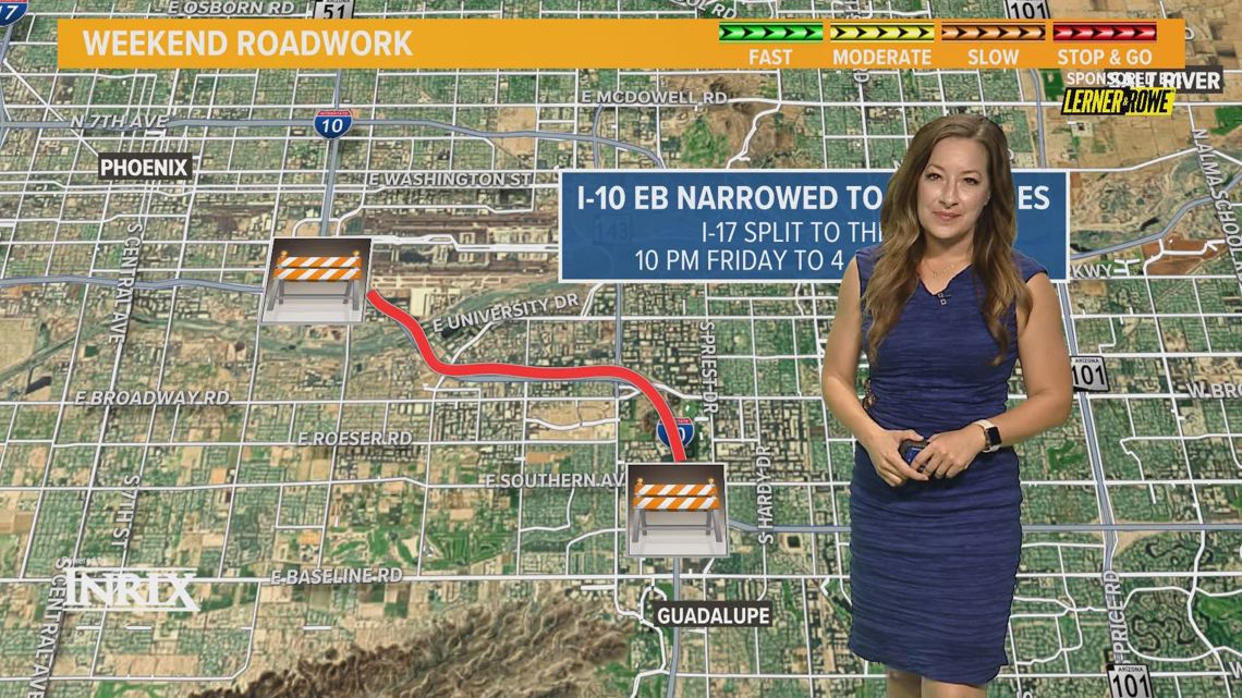 What freeways are closed in Phoenix this weekend? | 12news.com