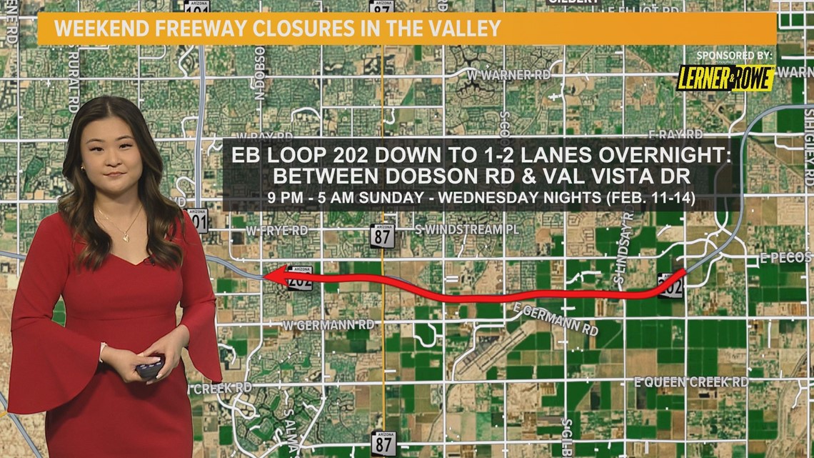 Phoenix weekend traffic report for Feb. 9 | 12news.com