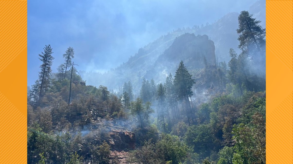 Miller Fire closes hiking trails near Sedona | 12news.com