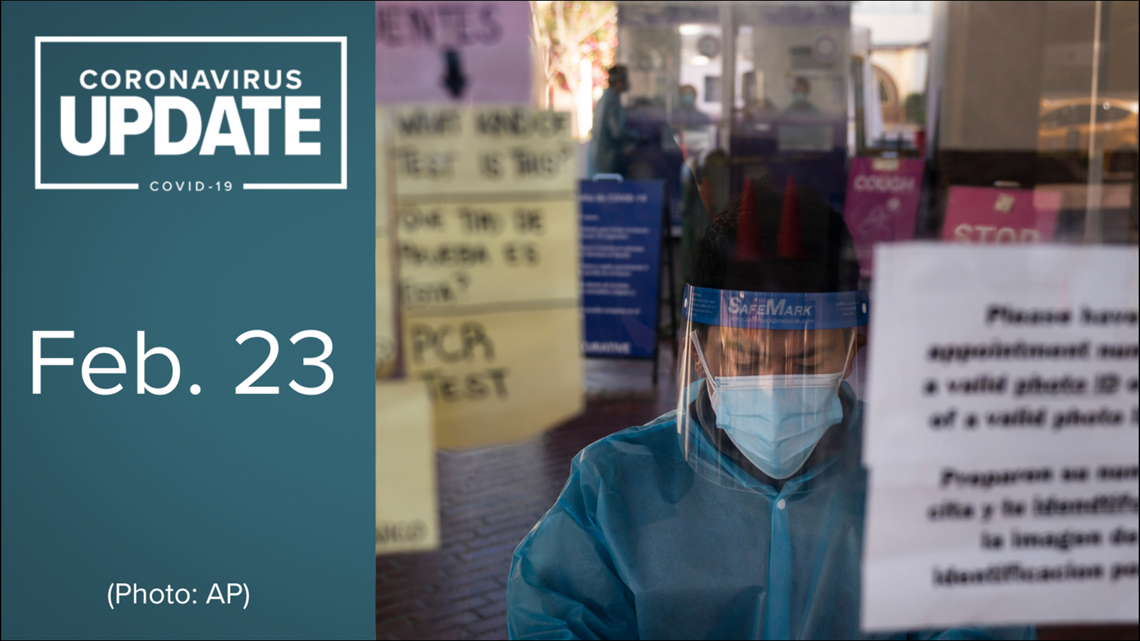 Coronavirus in Arizona on Feb. 23: 1,184 new cases, 148 new deaths ...