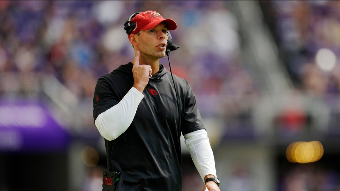Cardinals new head coach Jonathan Gannon starts at Commanders | 12news.com