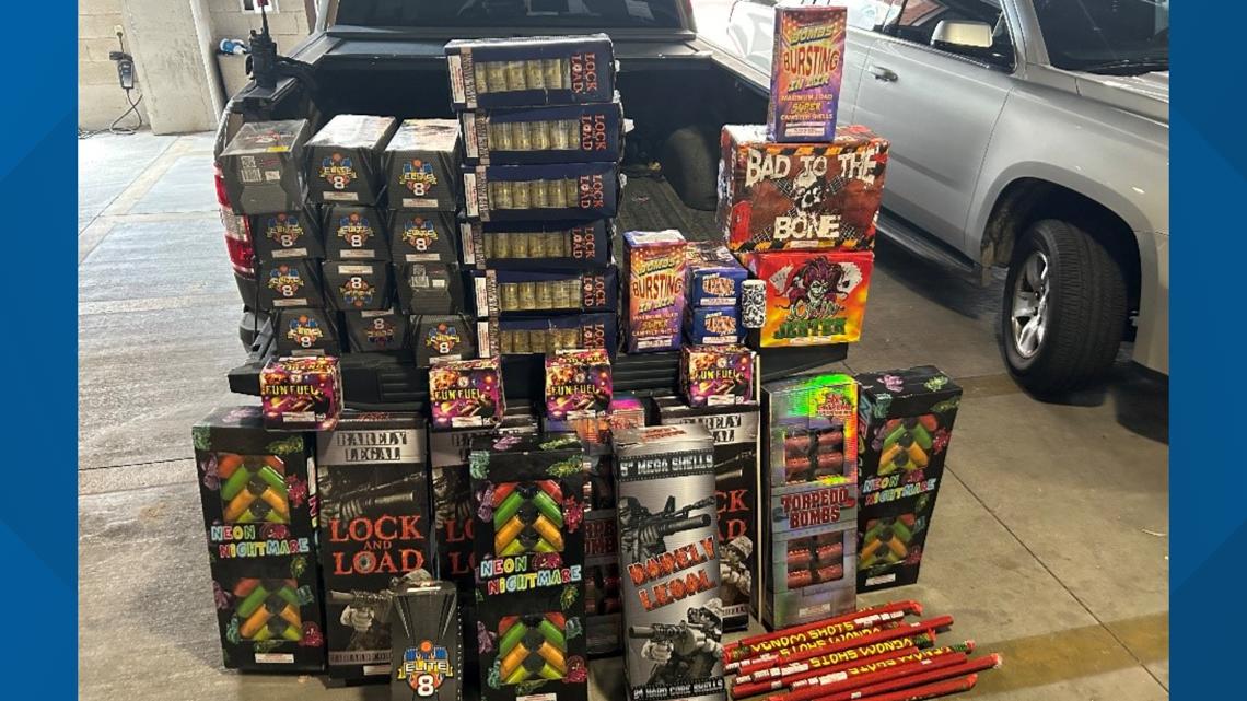 More than 70 illegal fireworks seized by Valley police department ...