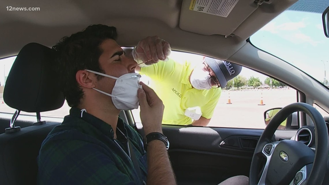 A look inside Arizona’s biggest drive-up COVID-19 testing center ...