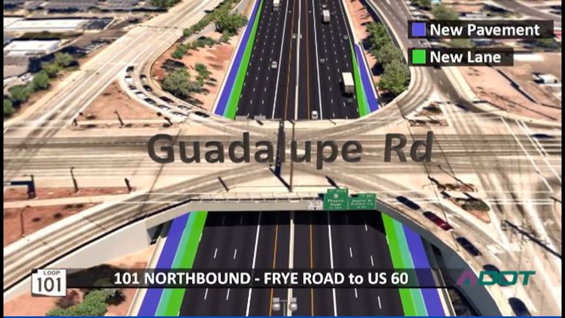 Loop 101 construction begins Friday in East Valley | 12news.com