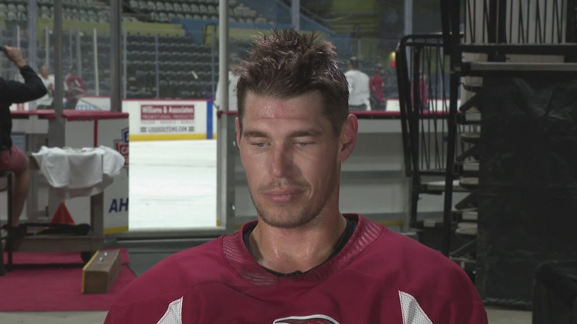 Tucson Roadrunners center talks about his new linemate, Josh Doan ...