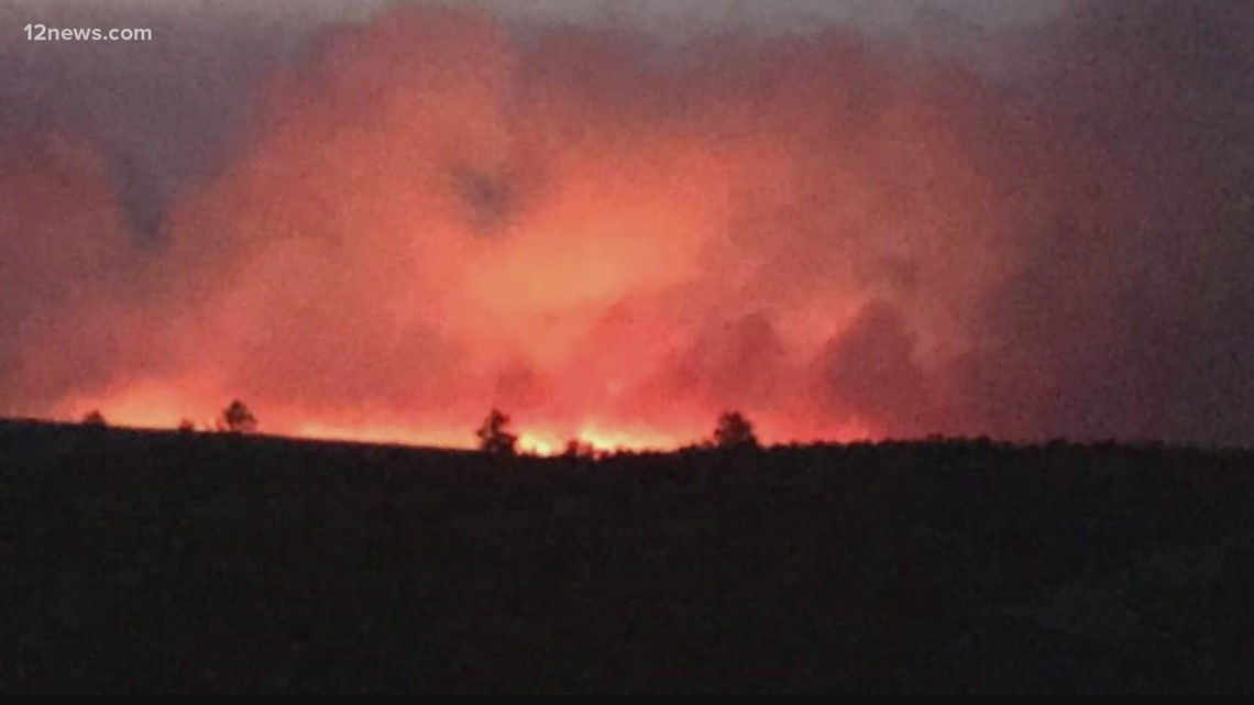 Wyrick Fire in Arizona forces ranchers and farmers to evacuate | 12news.com