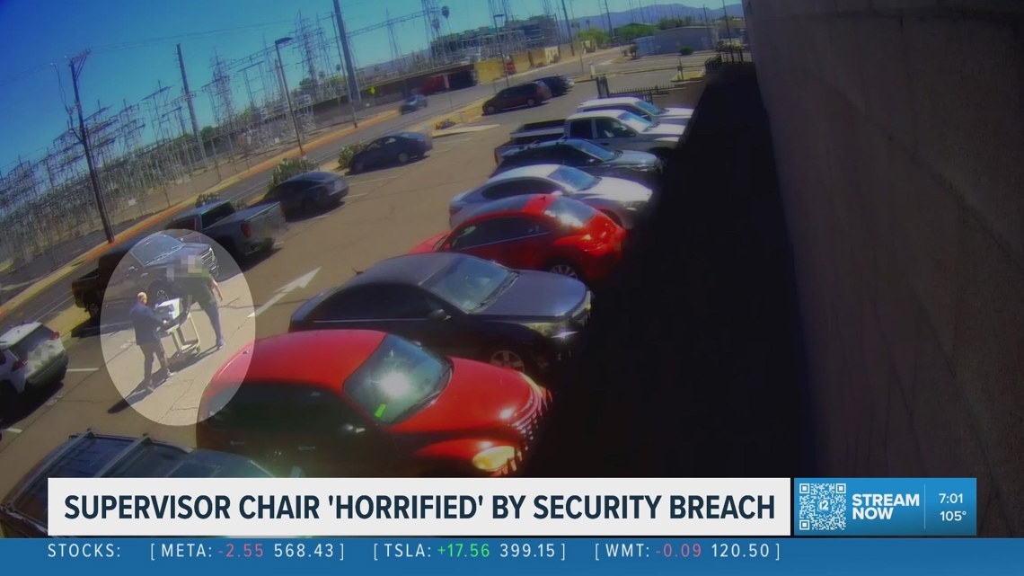 Supervisor chair 'horrified' by security breach | 12news.com