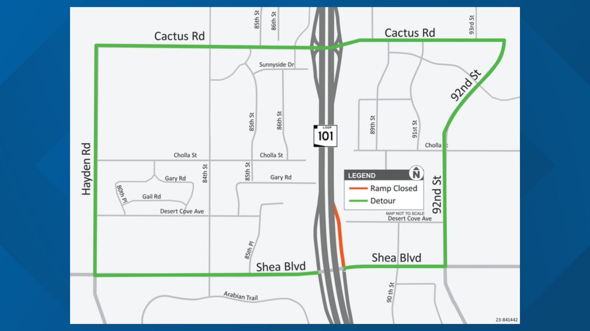 North Scottsdale Loop 101 freeway ramp to close for 2 months | 12news.com