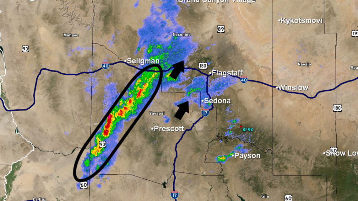 Fall storm brings rain, hail and gusting wind to Flagstaff area ...