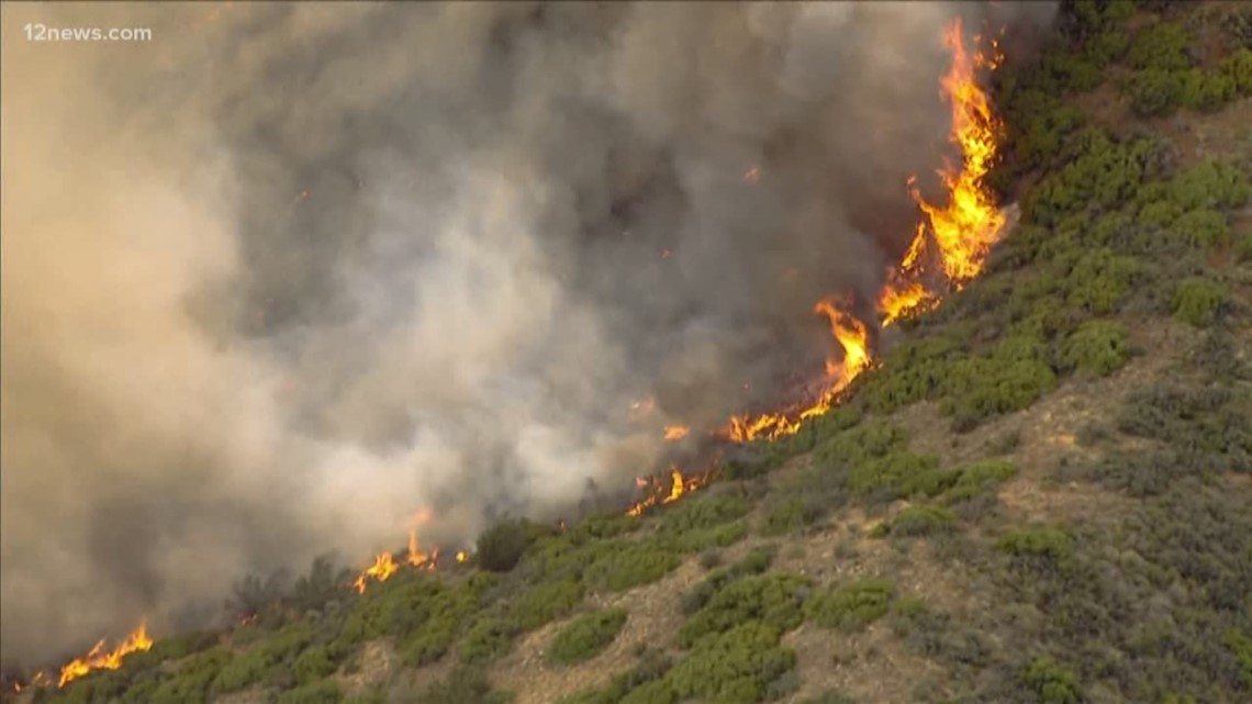 Three wildfires burning in Arizona | 12news.com